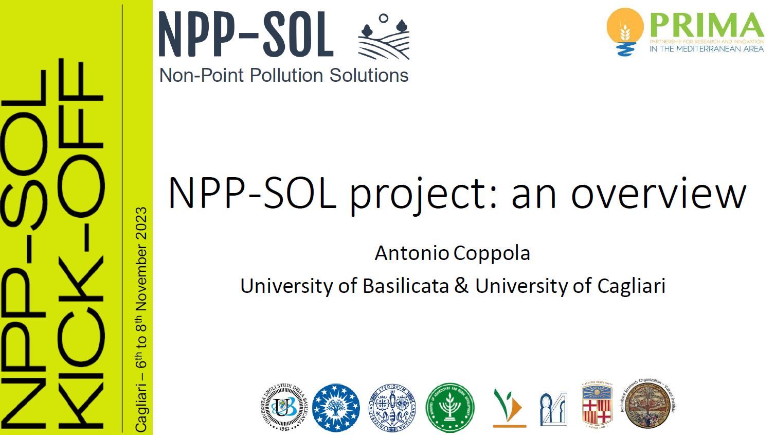 POWERPOINT PRESENTATION: “NPP-SOL overview presentation_COPPOLA” - NPP-SOL